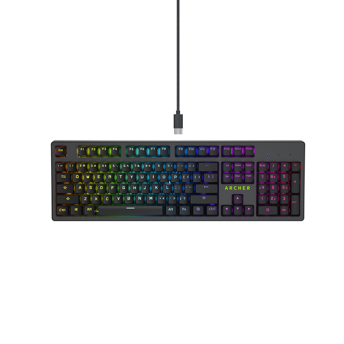 Astra M200 Mechanical Keyboard with Blue Keys